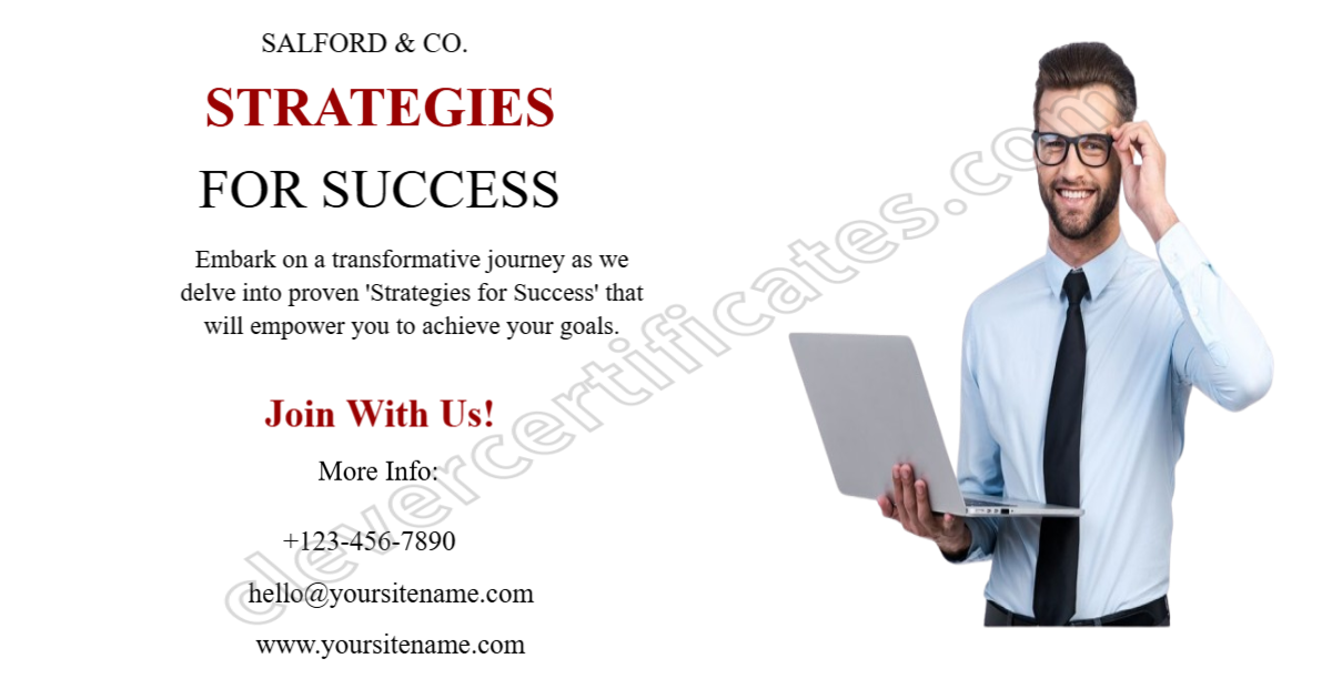 Black And Red Modern Business Facebook Post | Editable Facebook Posts ...