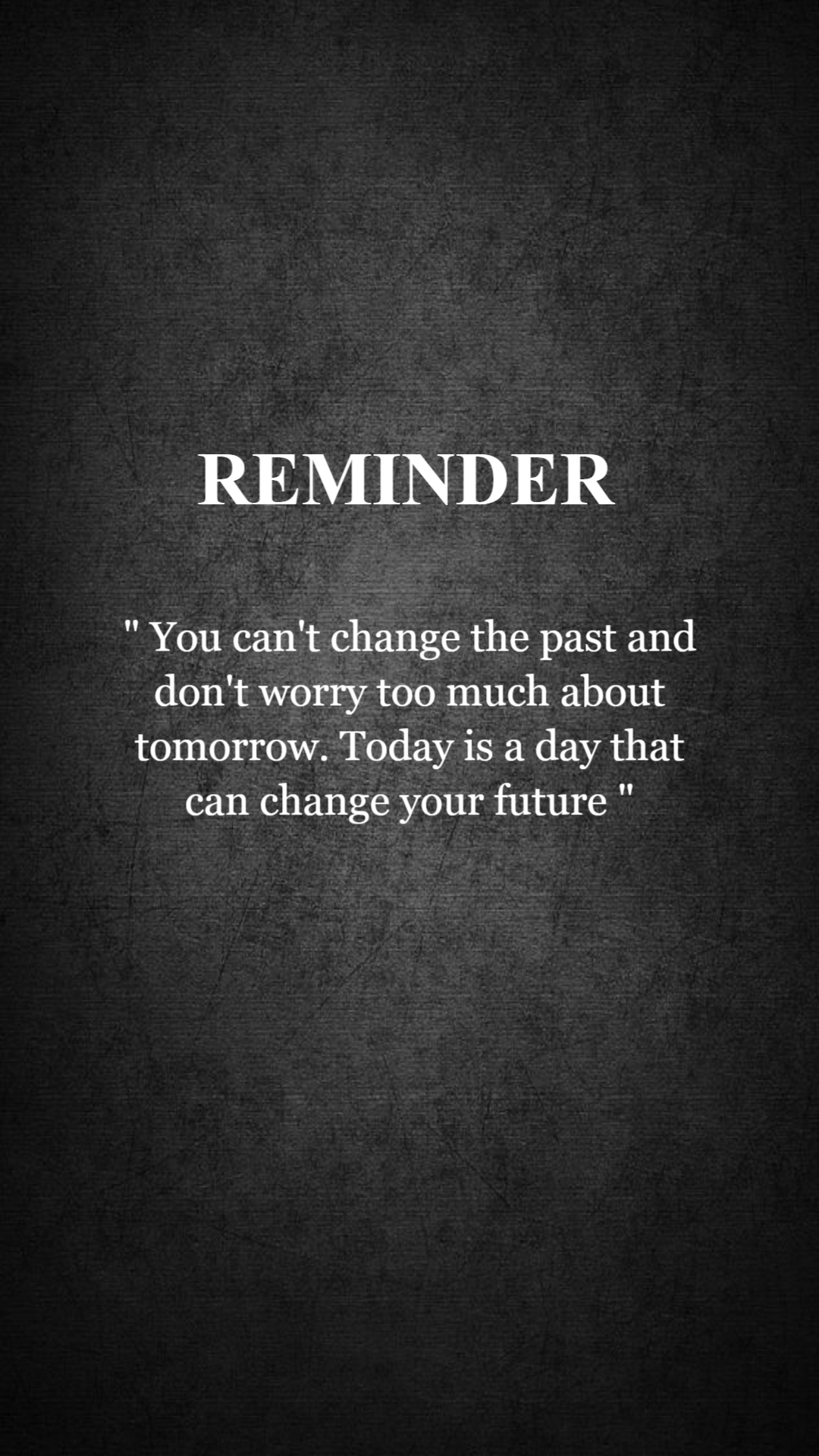 Black And White Simple Reminder Instagram Reel - Editable Instagram Re