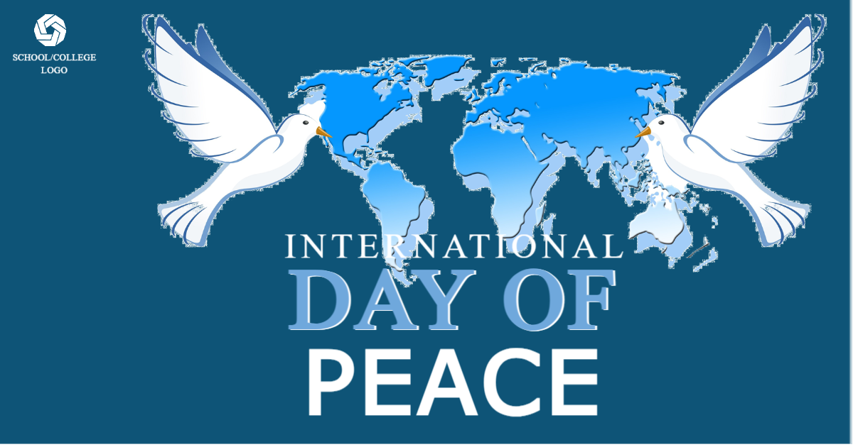 Editable International Day Of Peace Facebook Post - Editable Facebook