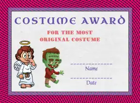 Best Halloween Mummy Award