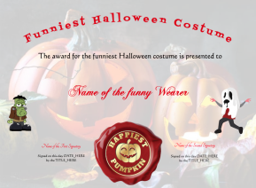 Most Original Costume Award